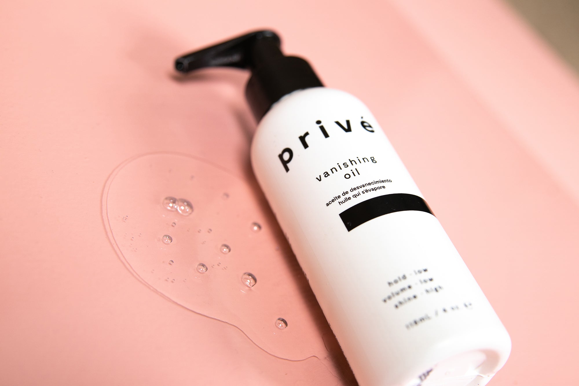 check out our reformulated vanishing oil – privé products